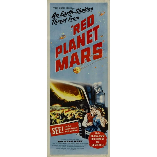 Red Planet Mars POSTER (20x40) (1952) - Walmart.com