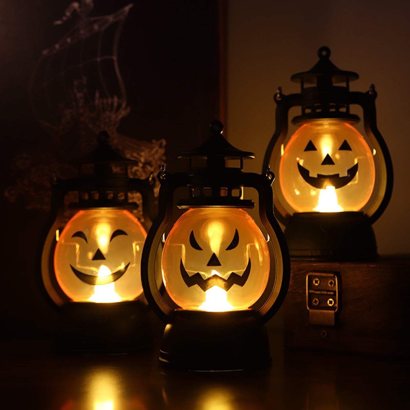 Click here for Unbranded Pumpkin Lamp Retro Portable Lantern Horr... prices