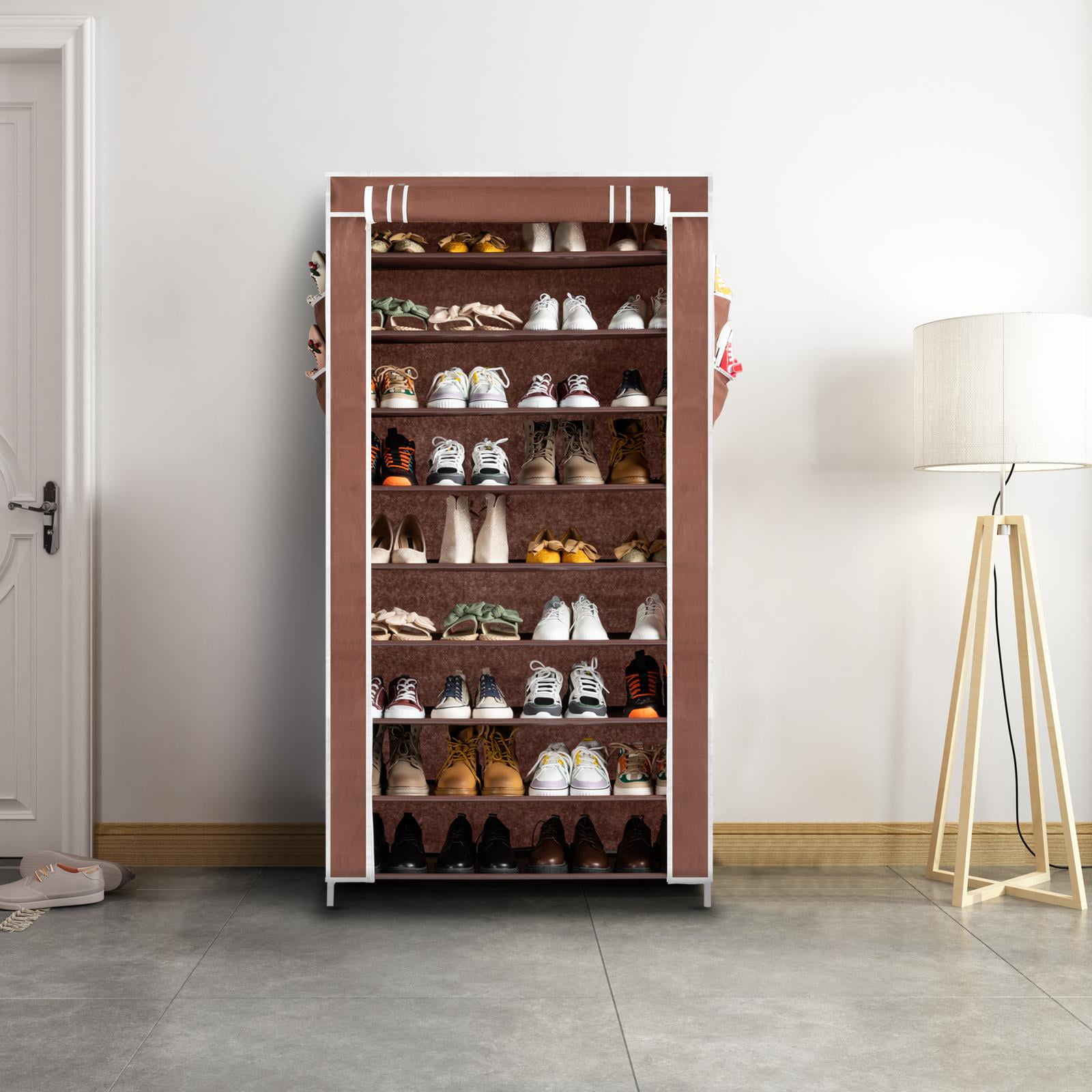 Winado Fabric Shoe Rack Widened 10-Layer Shoe Cabinet - Walmart.com