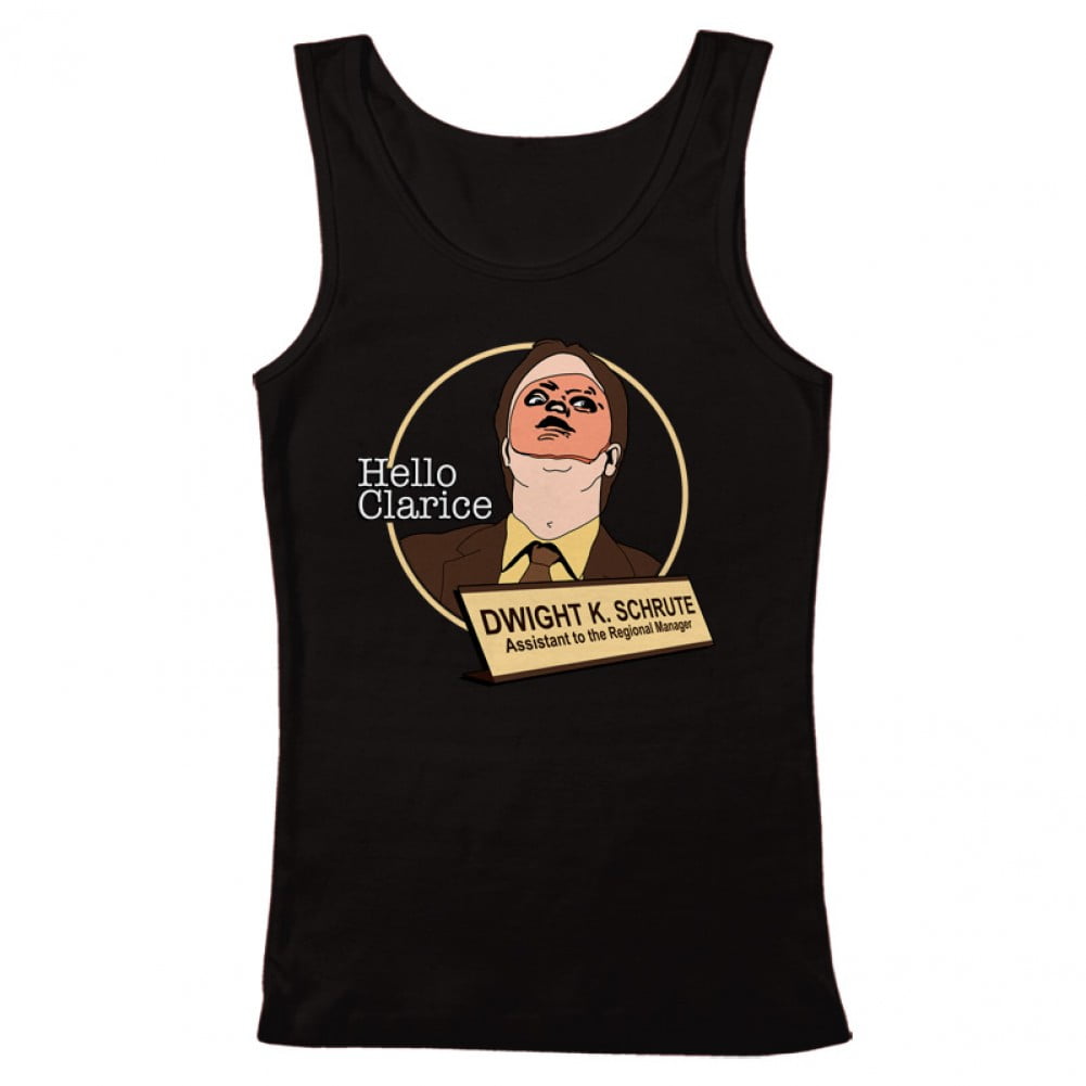 GEEK TEEZ Hello Clarice Original Artwork Inspired by The Office Men's ...