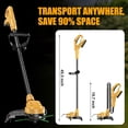 Weed Eater for Dewalt 20V Battery, 600W 2 in 1 Cordless String Trimmer ...