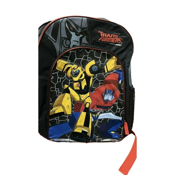 Transformers Animated Authentic Backpack School Bag NEW Full Size Rare ...