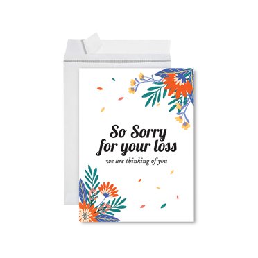 Koyal Wholesale Funny I'm Sorry Jumbo Card I'm Truly Sorry Blank I'm ...