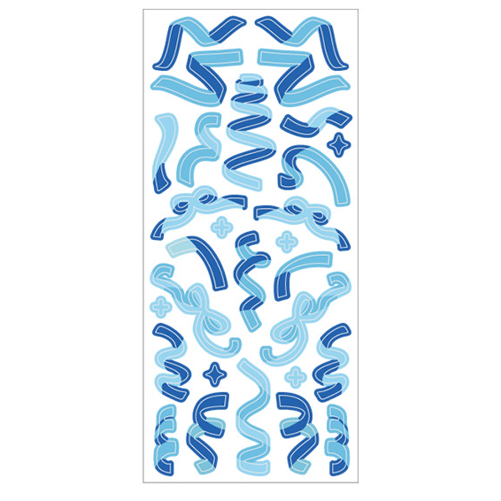 Rich Patterns PVC Scrapbooking Sticker- 1 Sheet, Self-Adhesive ...