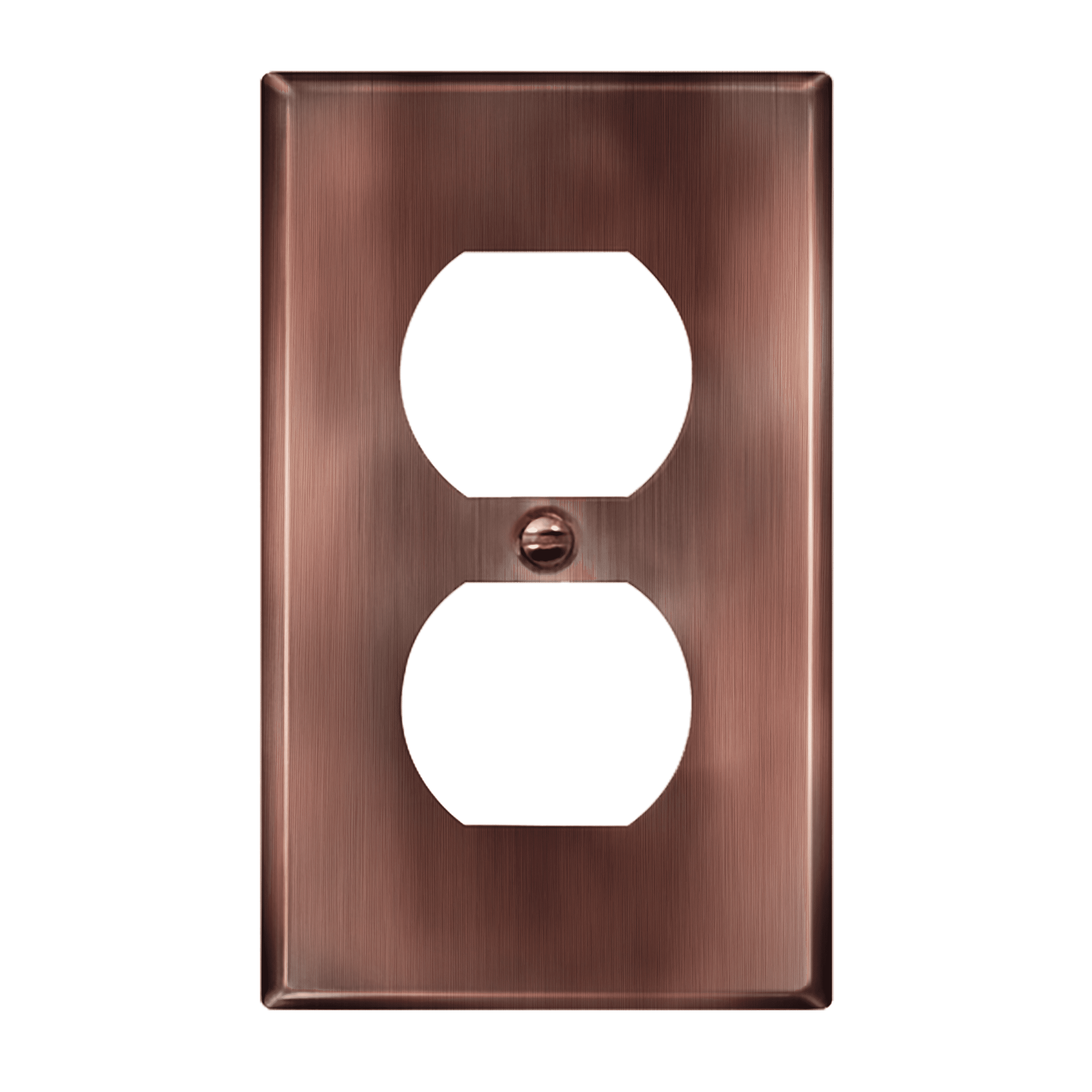 ENERLITES Duplex Receptacle Metal Wall Plate, Stainless Steel Outlet ...