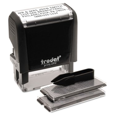 Trodat Interlocking Stack Stamp, EMAILED, FAXED, RECEIVED, 1.81" x 0.63 ...