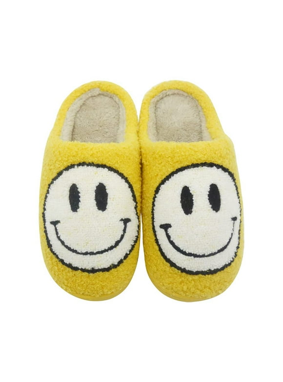 Smiley Face Slippers Shoes
