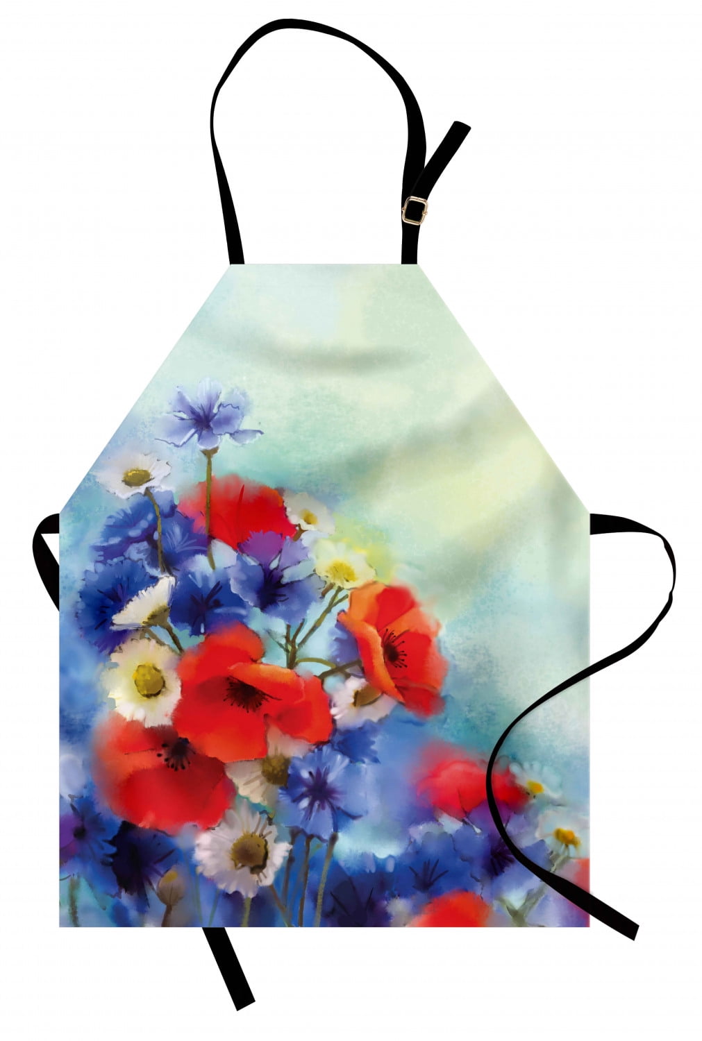 Flower Apron Close Up Structured Bouquet with Flower Types Poppy ...