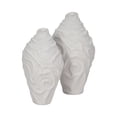 Decorative Resin Polyresin Vase with Textured Sculptural Design ...