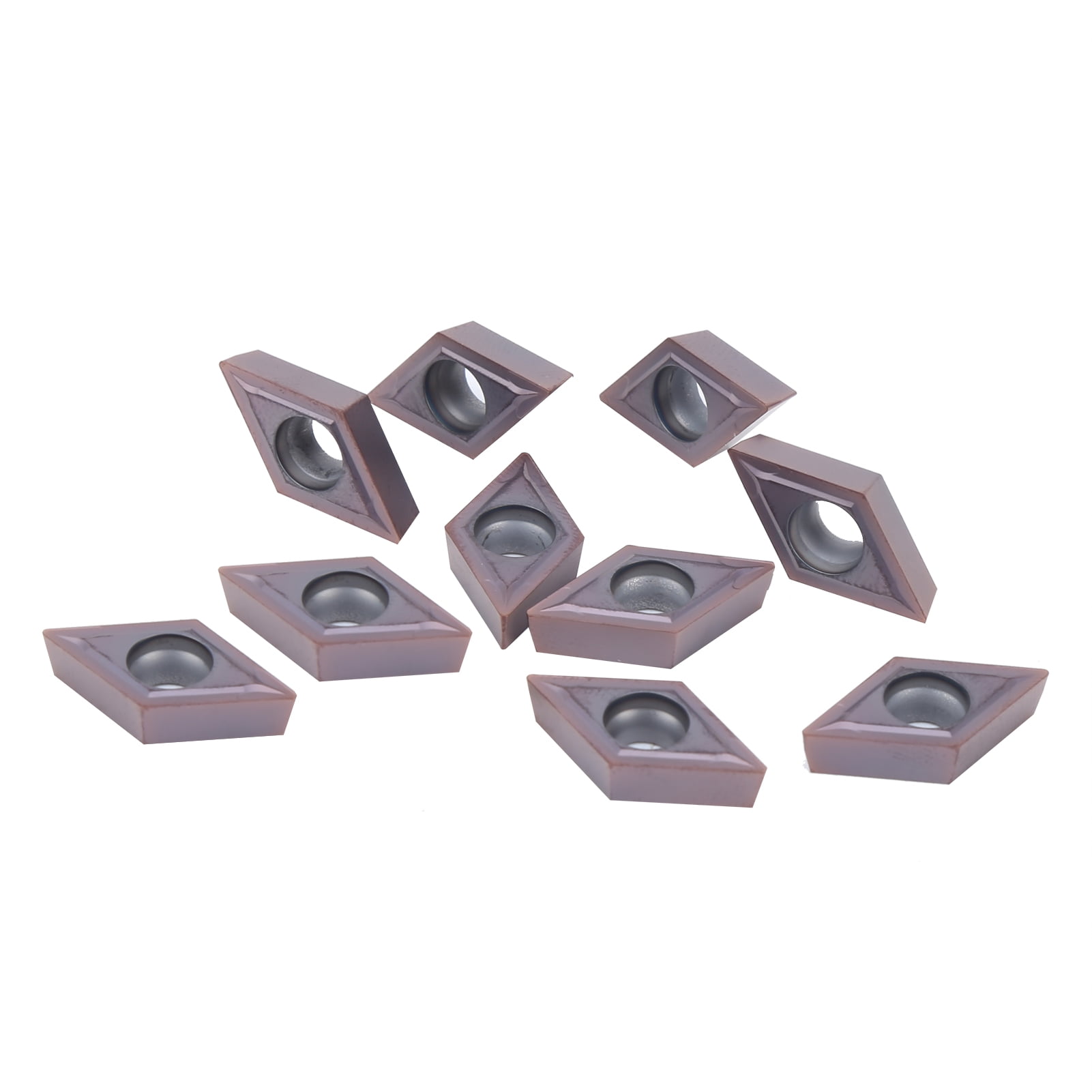 Inserto de carburo DCM L, 10 piezas, hoja de carburo para torno CNC, inserto de carburo para ...