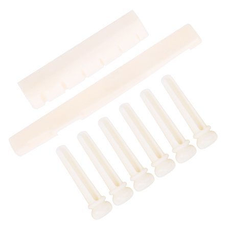 String Stud Kit, Ox Bone Guitar Nut Lightweight Guitar Bridge Saddle ...