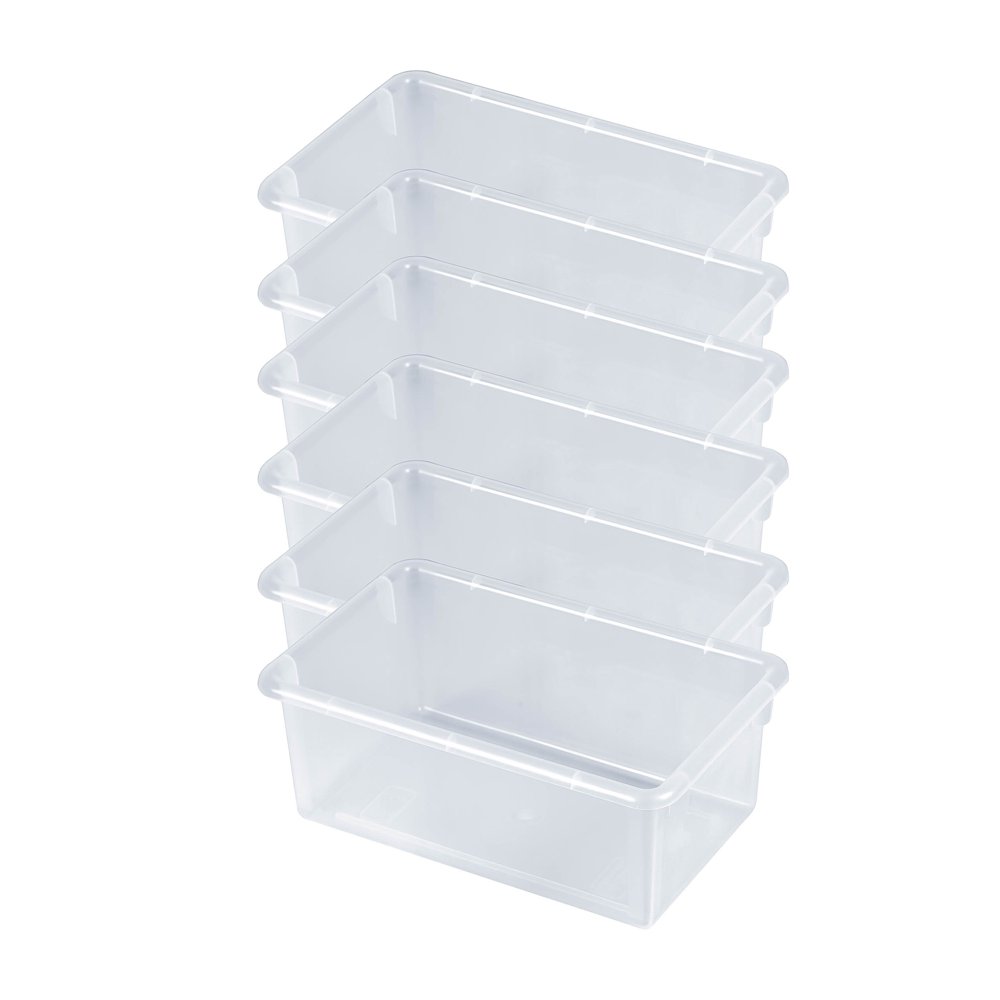 Stack and Store Tub without Lid - Clear - Walmart.com - Walmart.com
