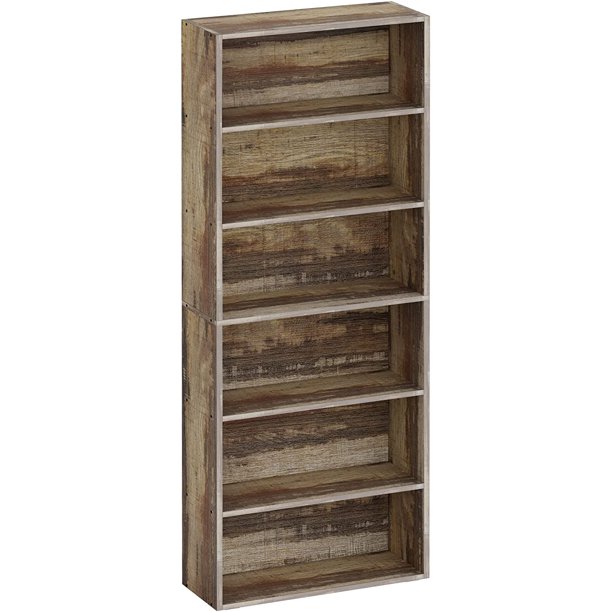 Bestar standard Bookcase in Tuscany Brown - Walmart.com