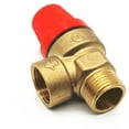 Brass Safety Relief Valve 1/2 Inch DN15 1.5 Bar Threaded Overpressure ...