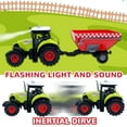 Farm Animal Tractor Toys, Barn Toy Combine Harvester Tractor, Gift for ...