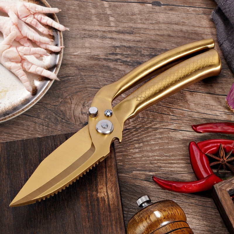 Heavy Duty Stainless Steel Poultry Shears, Detachable Kitchen Scissors ...