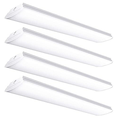 AntLux 4FT LED Wraparound Light Fixtures 4800 Lumens, 4000K 4 Foot LED ...