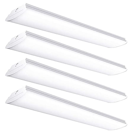 AntLux 4FT LED Wraparound Light Fixtures 4800 Lumens, 4000K 4 Foot LED ...