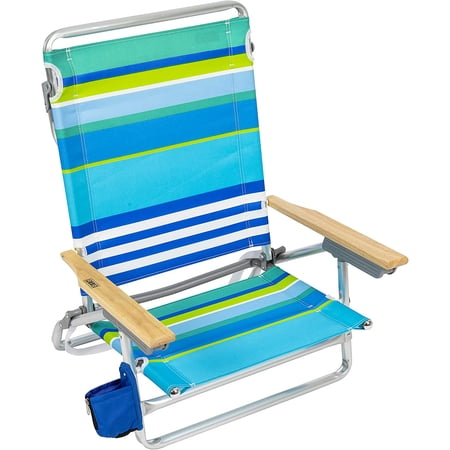 Rio Beach Classic 5 Position Lay Flat Folding Beach Chair | Walmart Canada