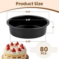 9 Inch Cake Pan Set of 2 - Nonstick Carbon Steel Round Cake Baking Pans ...