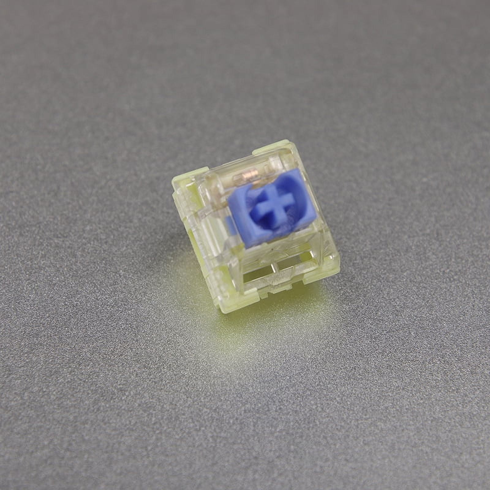 Eje del teclado TTC, cuerpo del eje de polvo dorado, pupila roja, eje ...