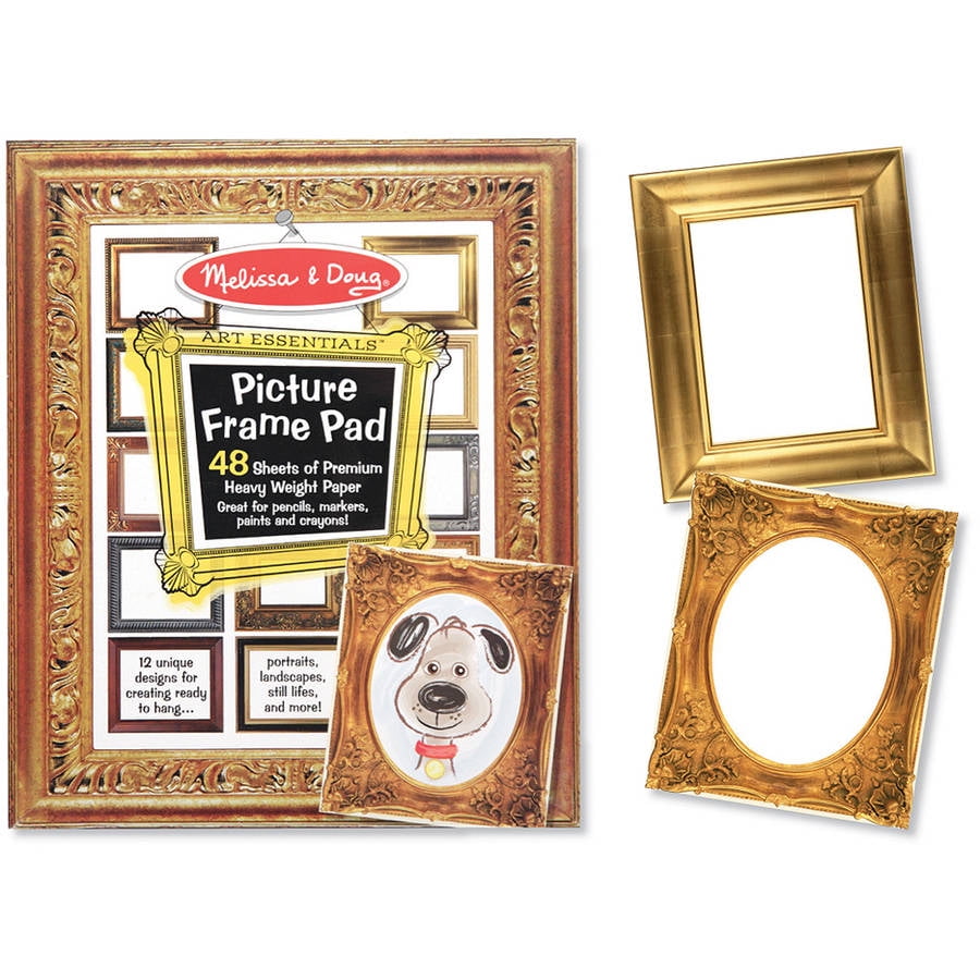 Melissa & Doug Picture Frame Pad (11 x 13 inches) - 48 Pages, 12 ...