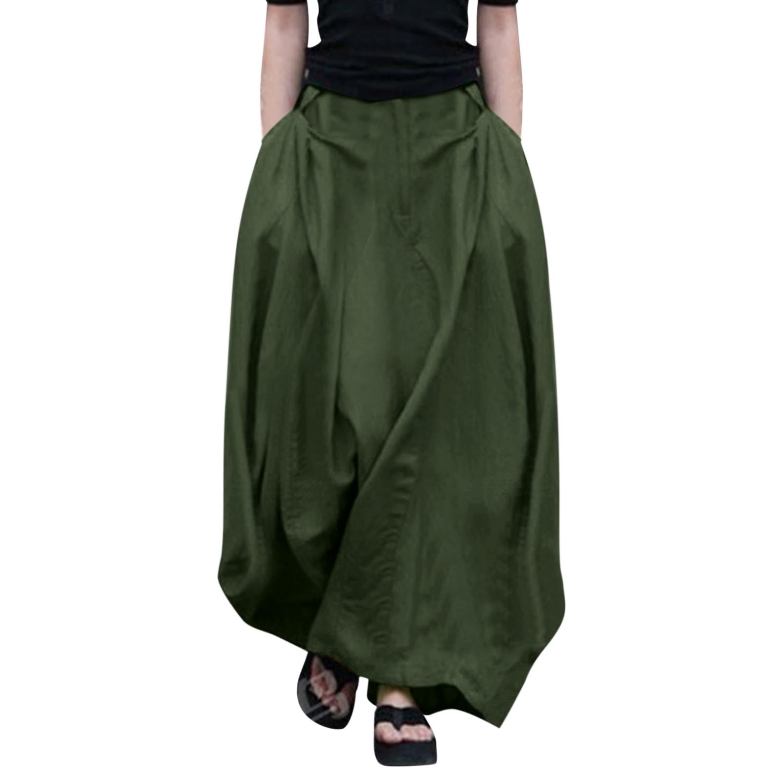 Click here for Kaemgyyd Plus Size Skirts For Women Fall High Wais... prices