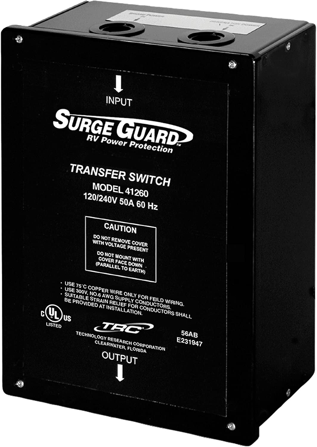 Surge Guard 41260 Automatic Transfer Switch 50A Hardwire - Walmart.com