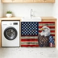 American Flag Small Cabinet Curtain 11''x13'', Vintage Eagle Blue Red ...