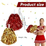 NOGIS 4 Pcs Cheerleading Pom Poms Bulk Cheer Pom Poms Sets Metallic ...