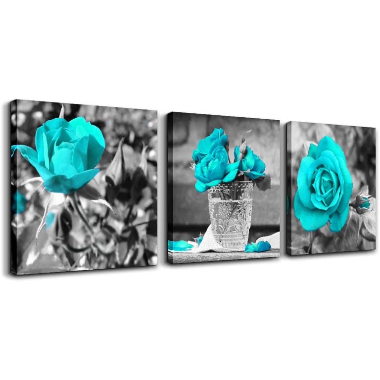 Simple Rose Painting Canvas