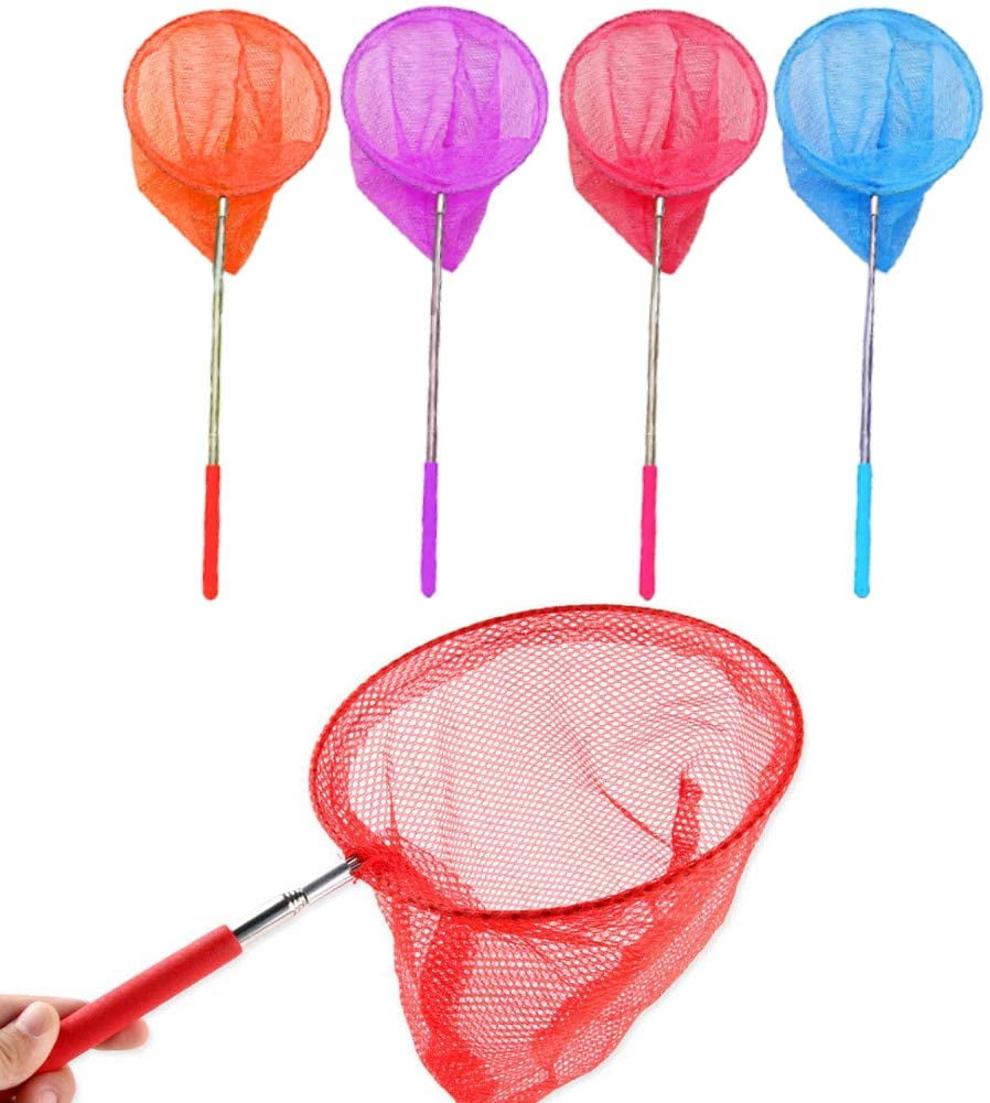 Fishing Net, Children Extendable Pole Fishing Net Insect Fish Butterfly ...