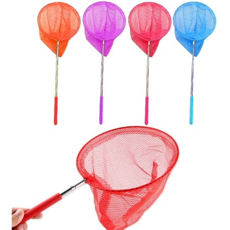 Fishing Net, Children Extendable Pole Fishing Net Insect Fish Butterfly ...