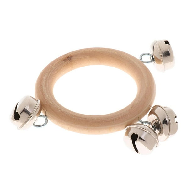 Wood Hand r Bell Handbell Wrist Bell Percussion Toy for Children ...