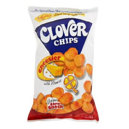 Clover Chips Cheesier with Vitamins 145g - Unique Corn Snack, Clover ...