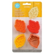 Fall Leaf Cookie Cutter Set-4 Piece-Maple Leaf, Oak Leaf, Leaf Shapes ...