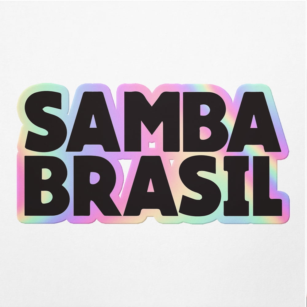 Vinyl Stickers Decals Of Samba Illustration - Apply On Any Smooth ...