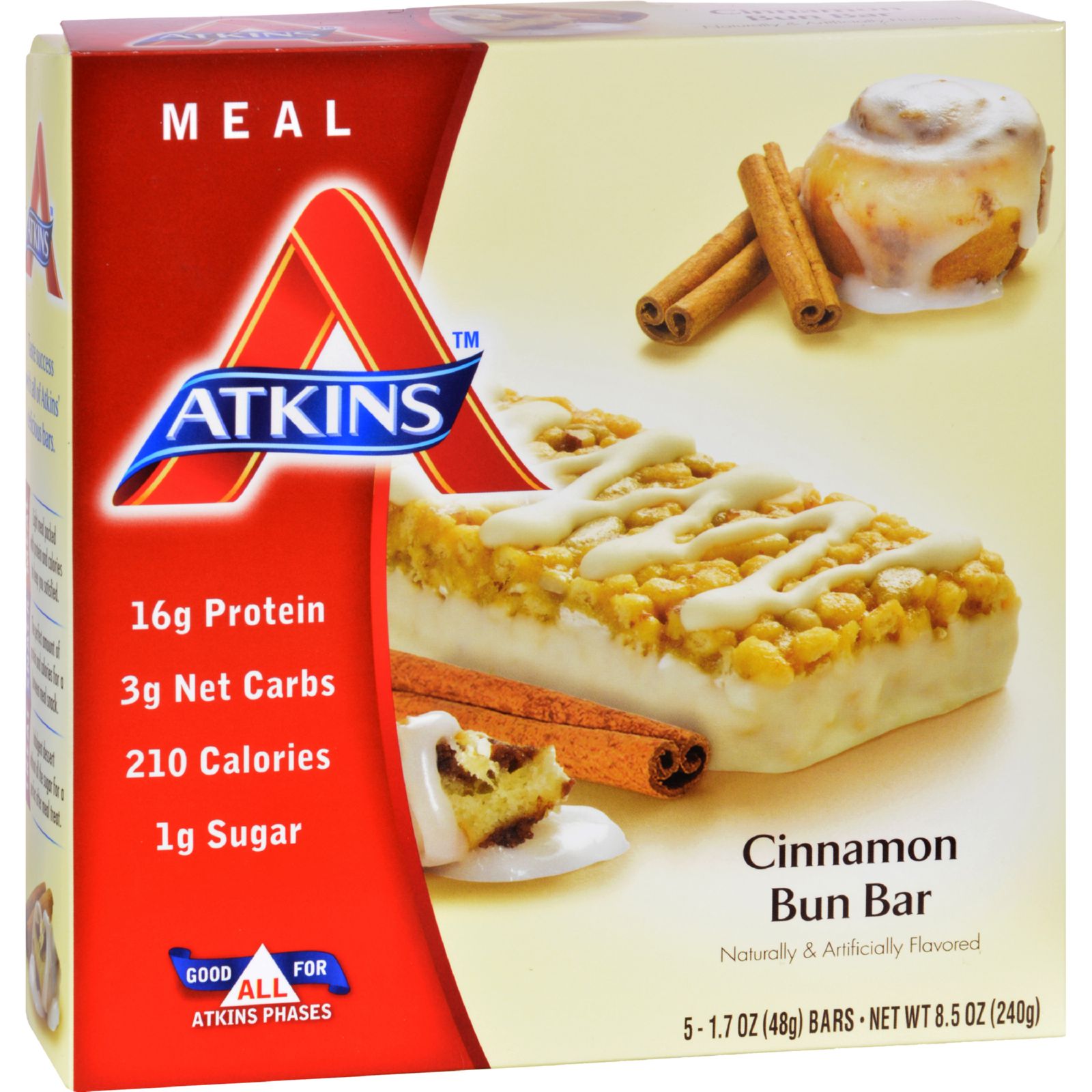 Atkins Advantage Bar Cinnamon Bun 5 Bars Walmart Walmart atkins-advantage-bar-cinnamon-bun-5-bars-walmart-walmart
