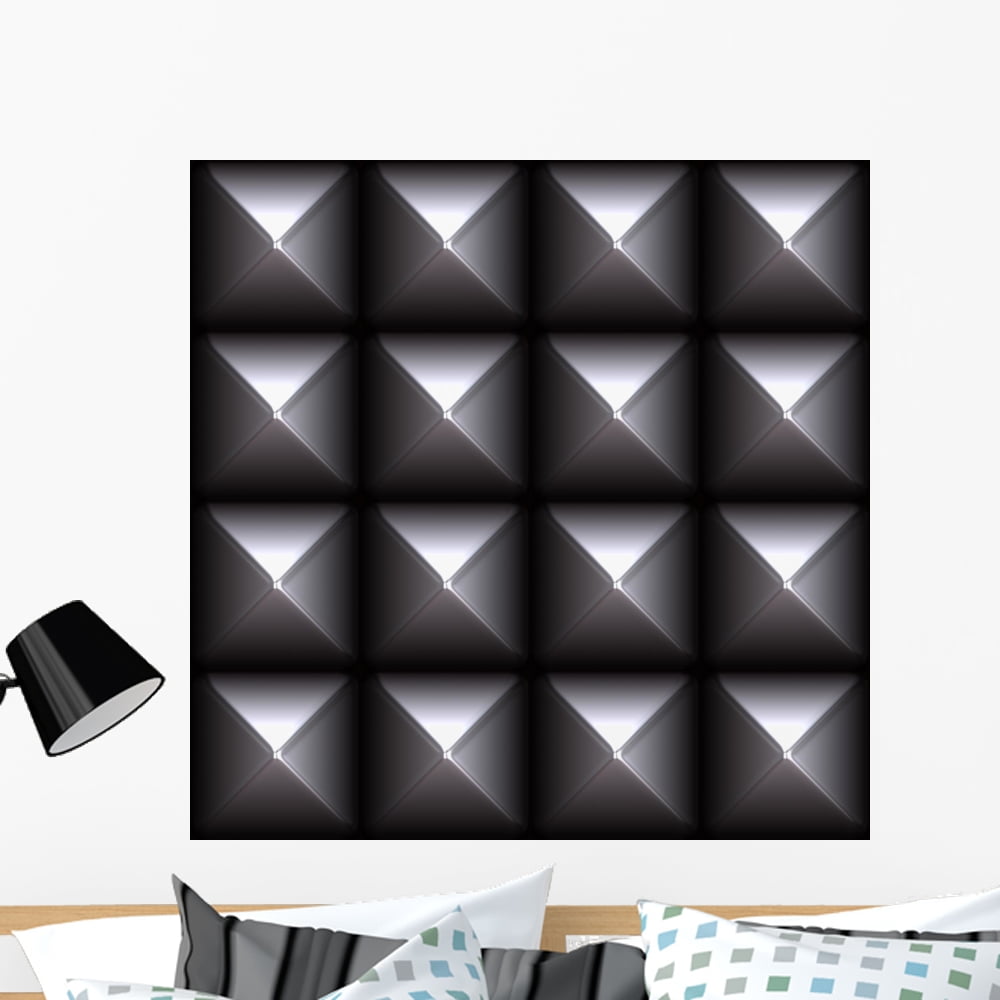 Metal Studs Pattern Tiles Wall Mural Decal Sticker, Wallmonkeys Peel ...