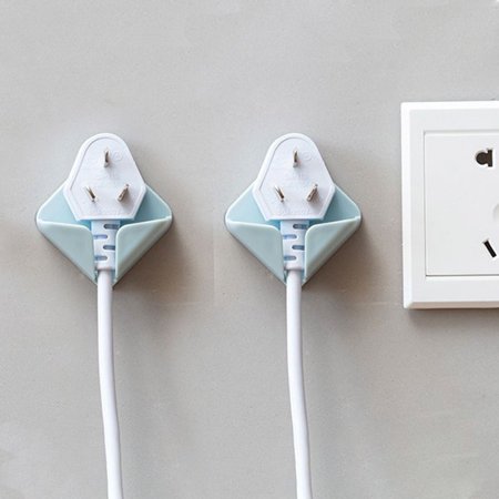 Kitchen Hanger Outlet Organizer Holder Cord Storage Wall Mounted Rack ...