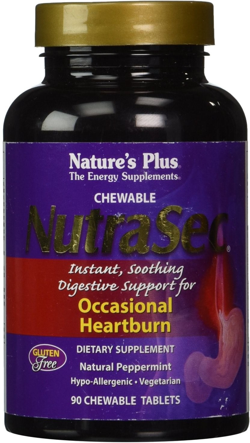 NutraSec (90 chewable tablets) by Nature's Plus - Walmart.com