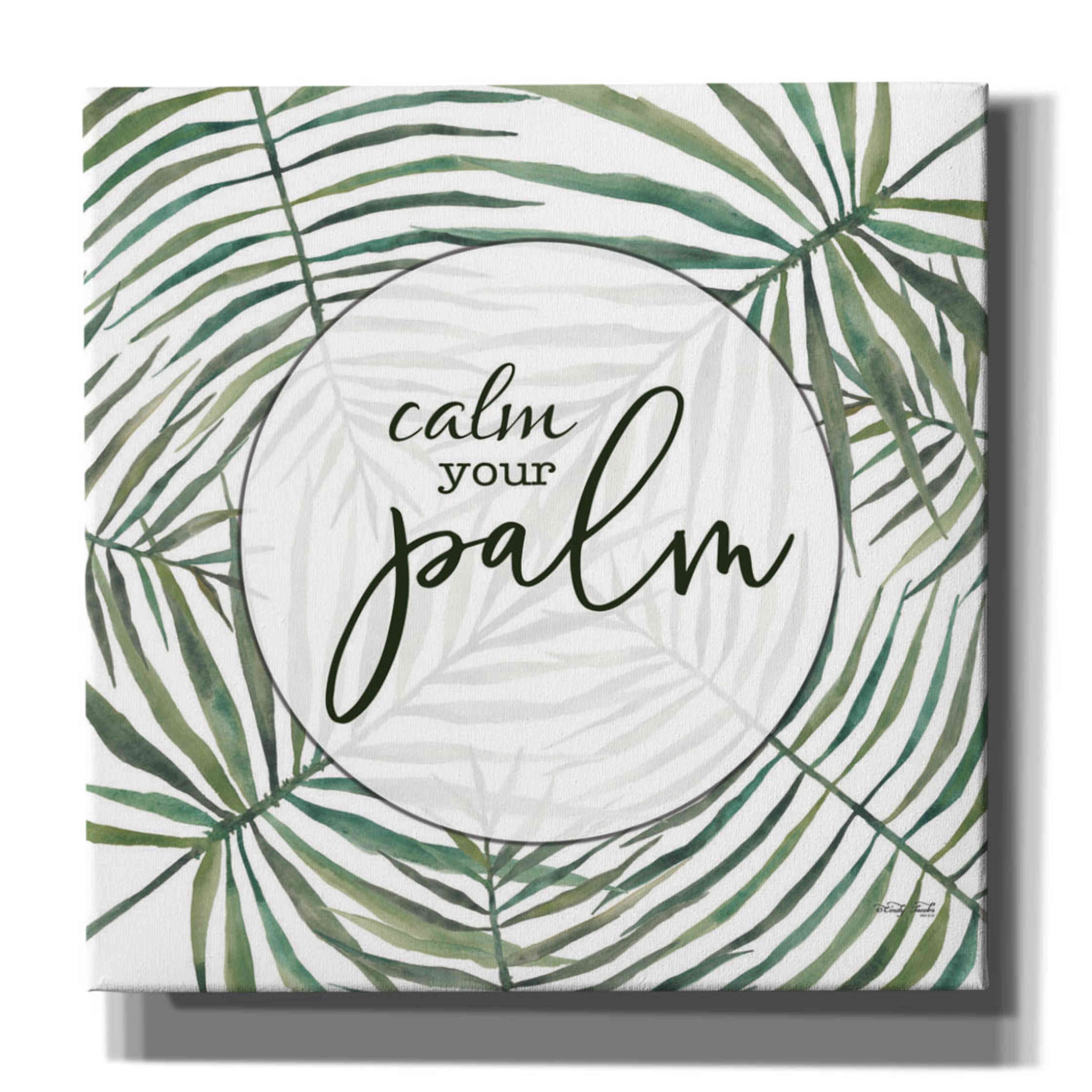 Epic Graffiti 'Calm The Palm' by Cindy Jacobs, Giclee Canvas Wall Art ...