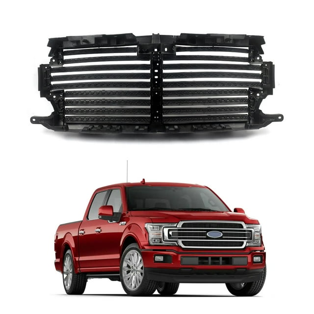 Upper Radiator Grille Air Shutter For All 2018 2019 2020 F-150 Pickup ...