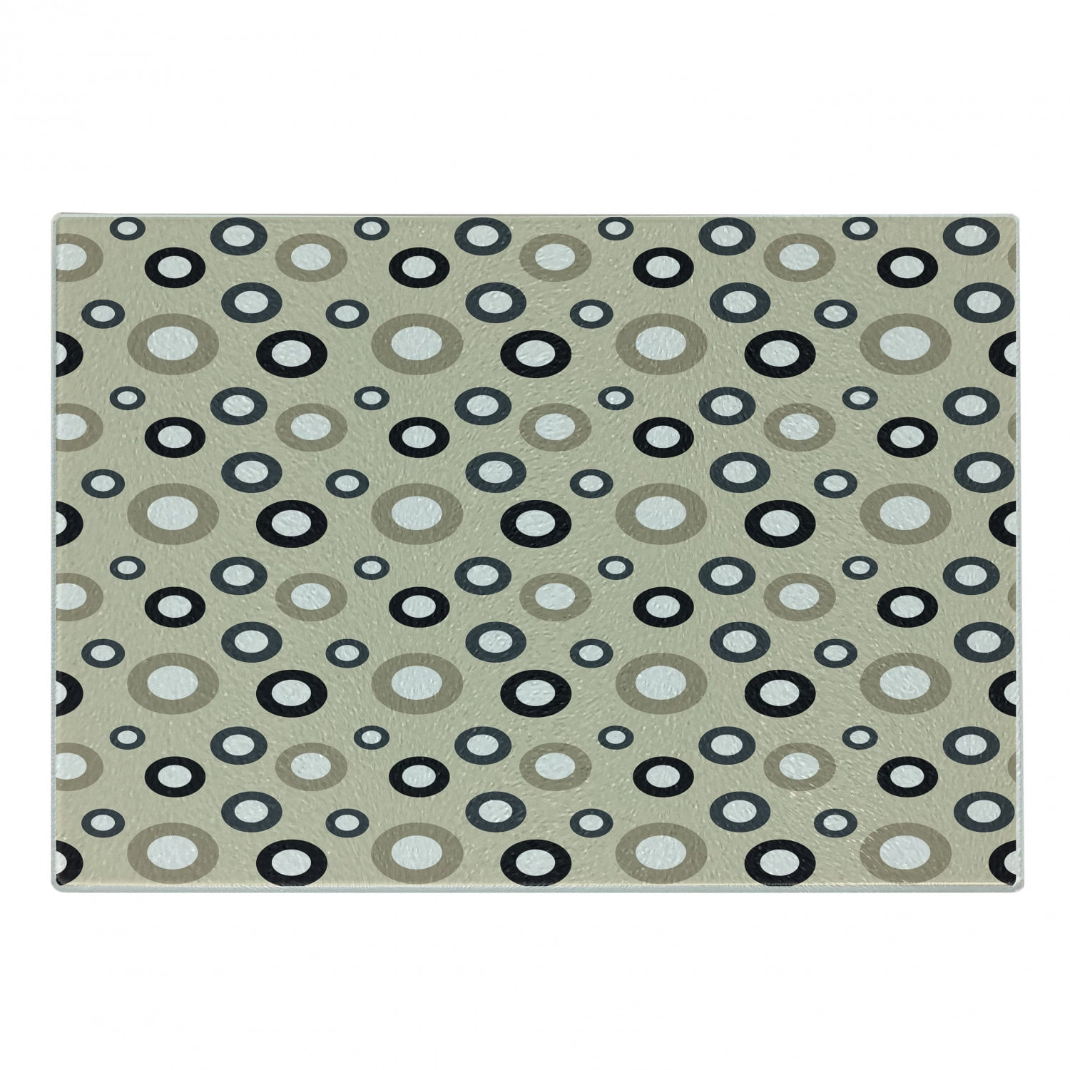 Geometric Circle Cutting Board, Disc Shaped Curve with Interior Hoops ...