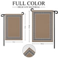 Brown Garden Flag 28x40 Inch Greek Chinese Style Double Sided Small ...