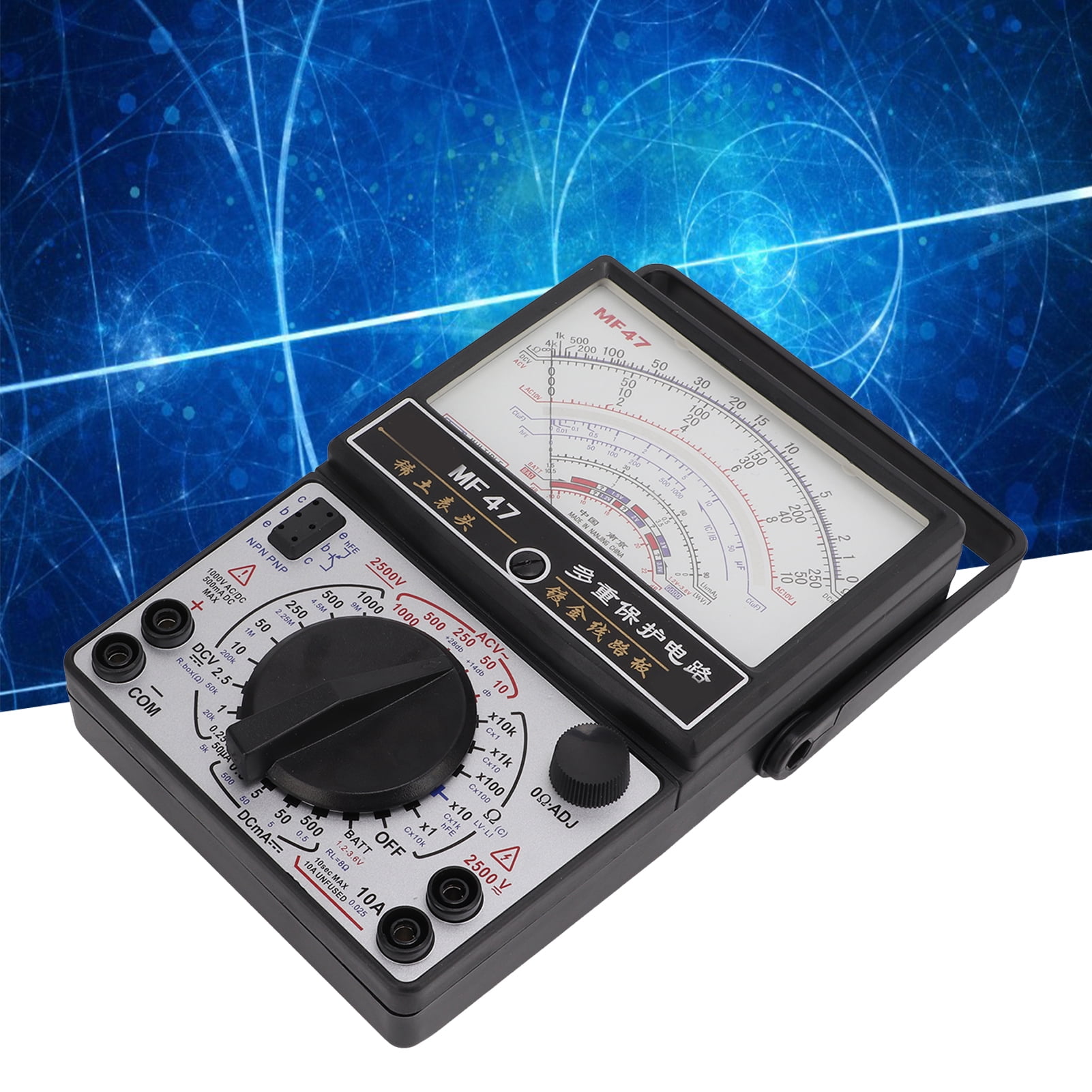 Analog Voltmeter, Clear Scale Multimeter Internal Magnetic High ...