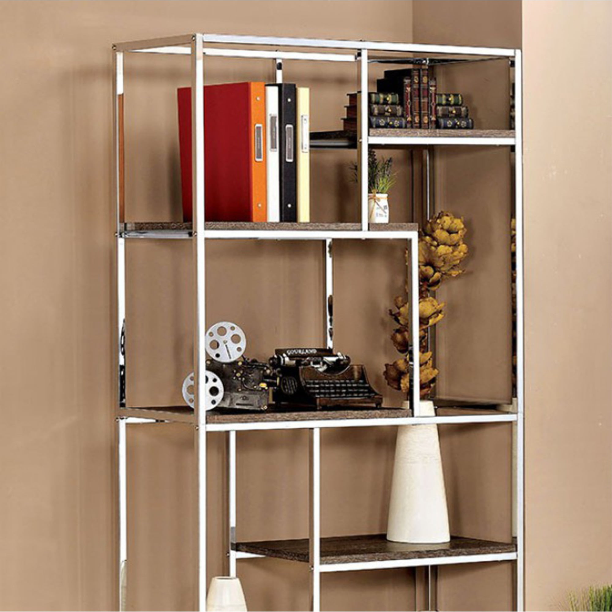 Elvira Contemporary Display Shelf, Chrome Finish - Walmart.com