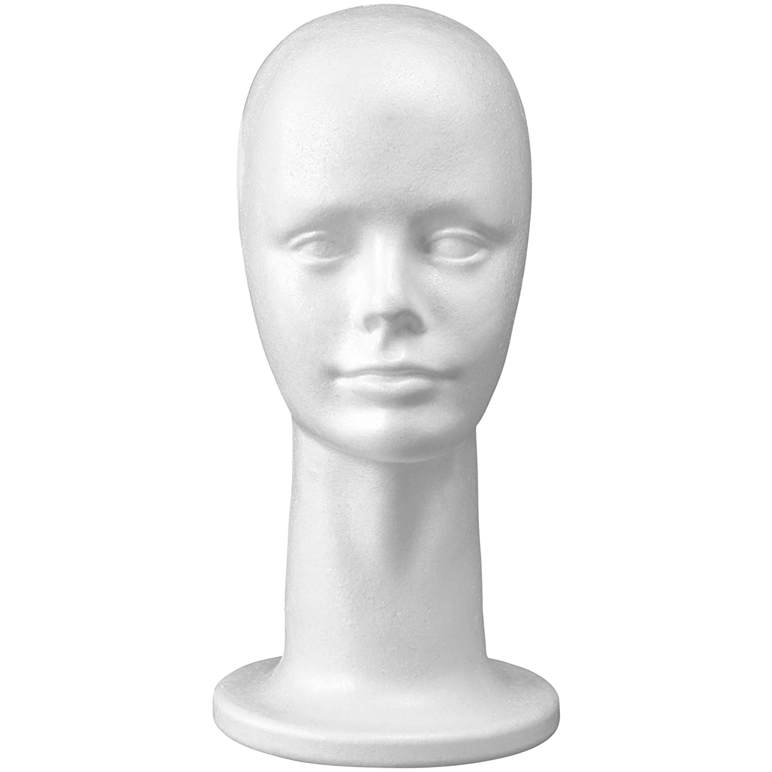 Adolfo Designs Styrofoam Foam Wig Head Mannequins Style, Model ...
