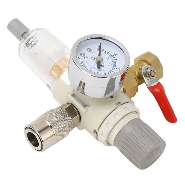 For Pneumatic Tool Air Filter Pressure Regulator 2 In 1 Compressed Air ...