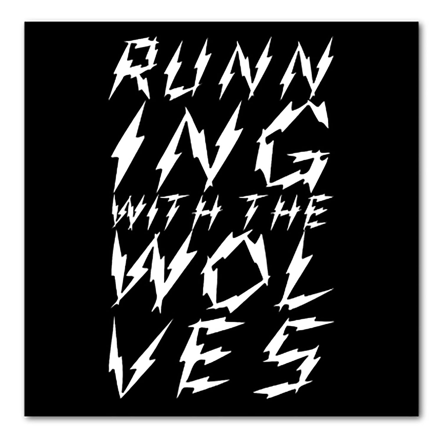 DistinctInk Custom Bumper Sticker - 3" x 3" Decorative Decal - Black ...